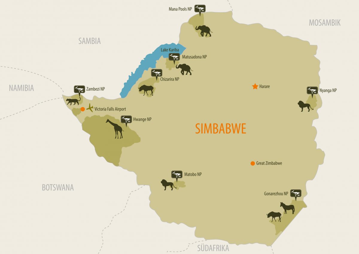 Simbabwe - Afrika Reisen Safaris